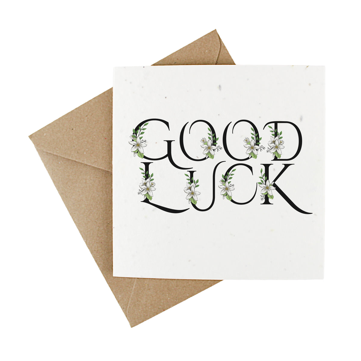 Easy Eco Plantable Wildflower Good Luck Card - Flowers & Leaves – All-Green