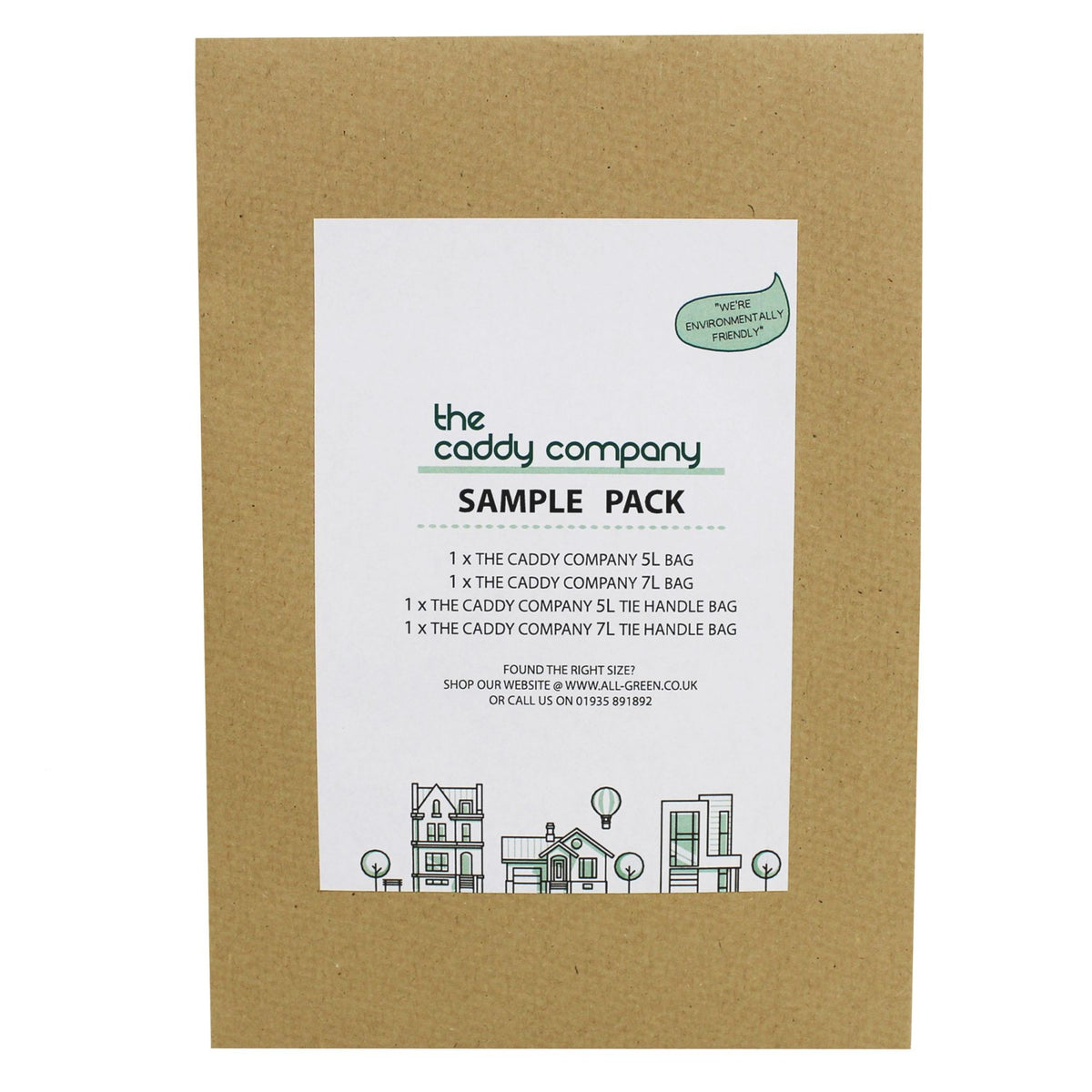 Caddy Company Sample Compostable Bag Pack From All Green – All-Green