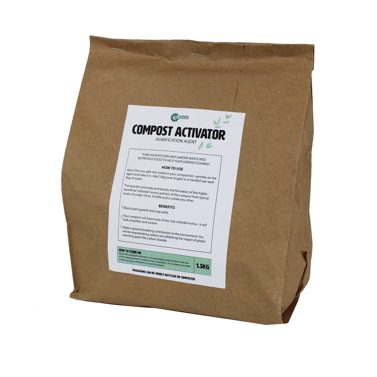 Compost Activator - Humification Agent for Compost Heaps – All-Green