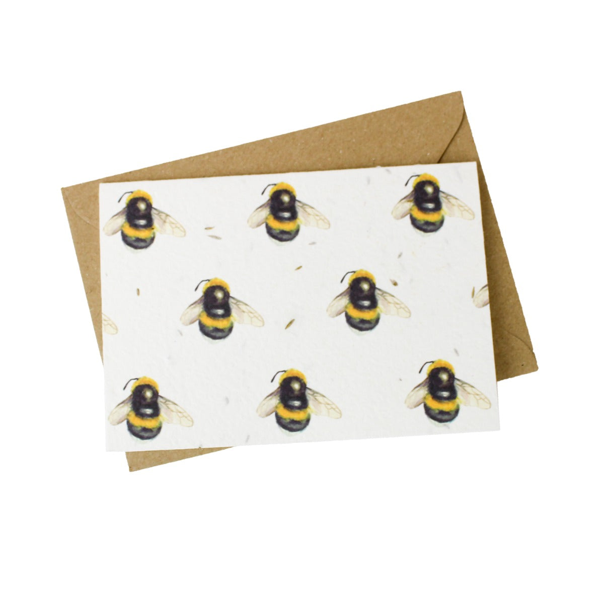 Green Planet Living Bumblebees Wildflower Plantable Cards Pack – All Green