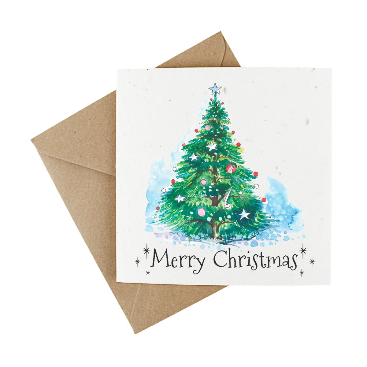 Easy Eco 'Merry Christmas' Tree Plantable Wildflower Christmas Card ...
