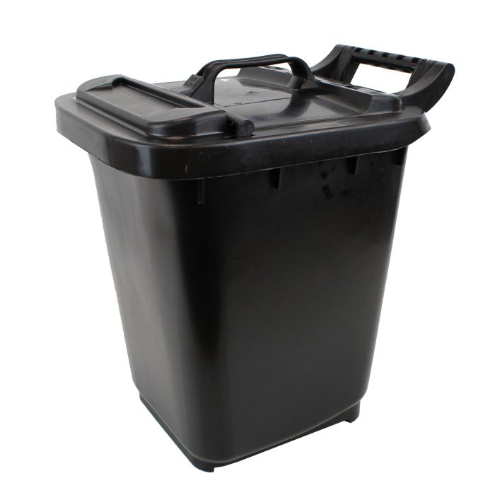 Black Large Kerbside Compost Caddy with Locking Lid - 23L – All-Green