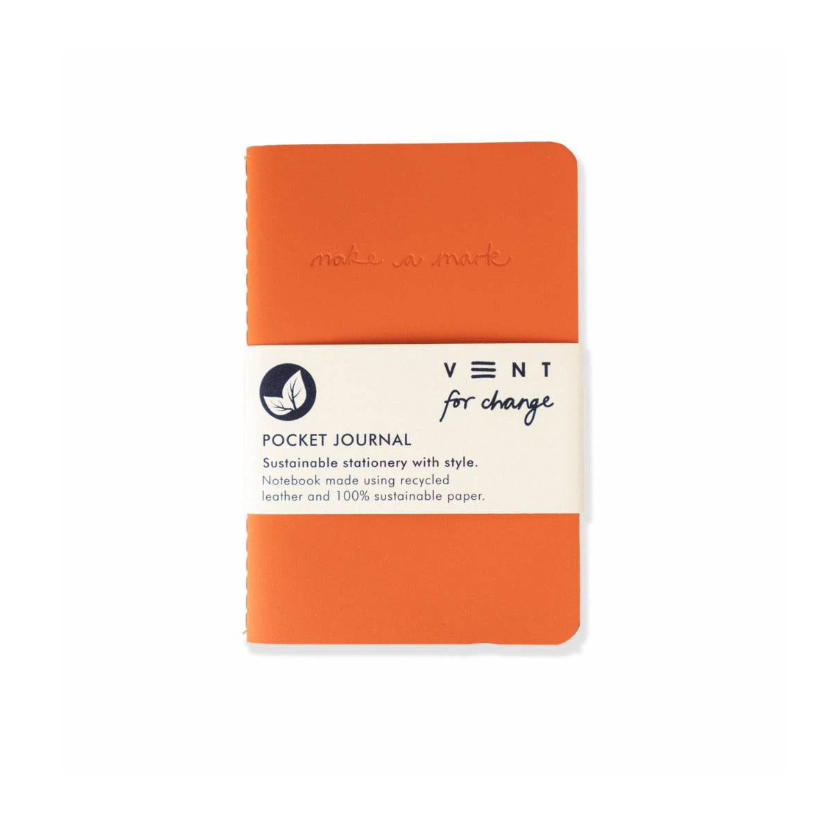 VENT: Make a Mark Mini Pocket Journal - Orange | All Green – All-Green
