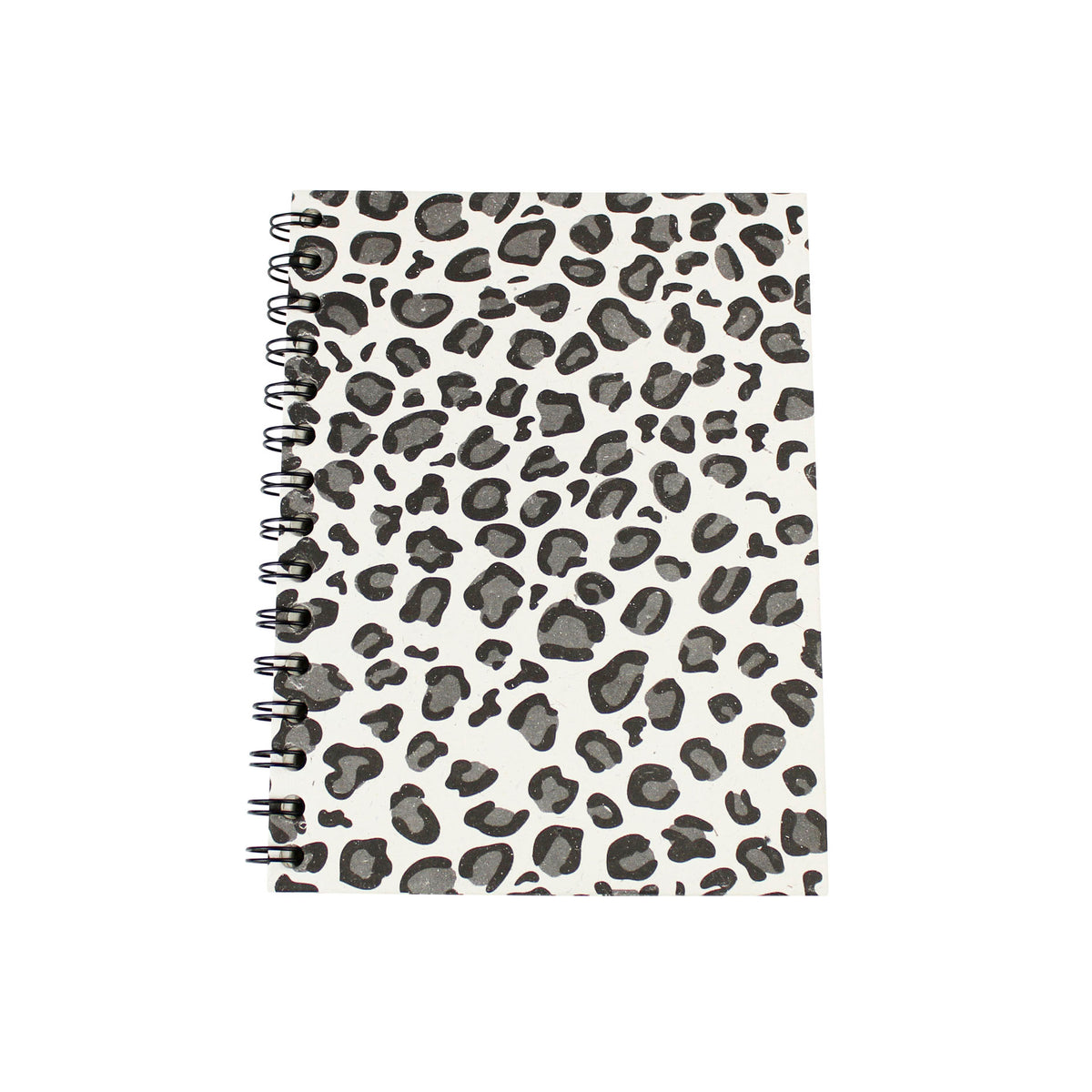 Elecosy Snow Leopard Print Design Large Spiral Fair Trade Notebook ...