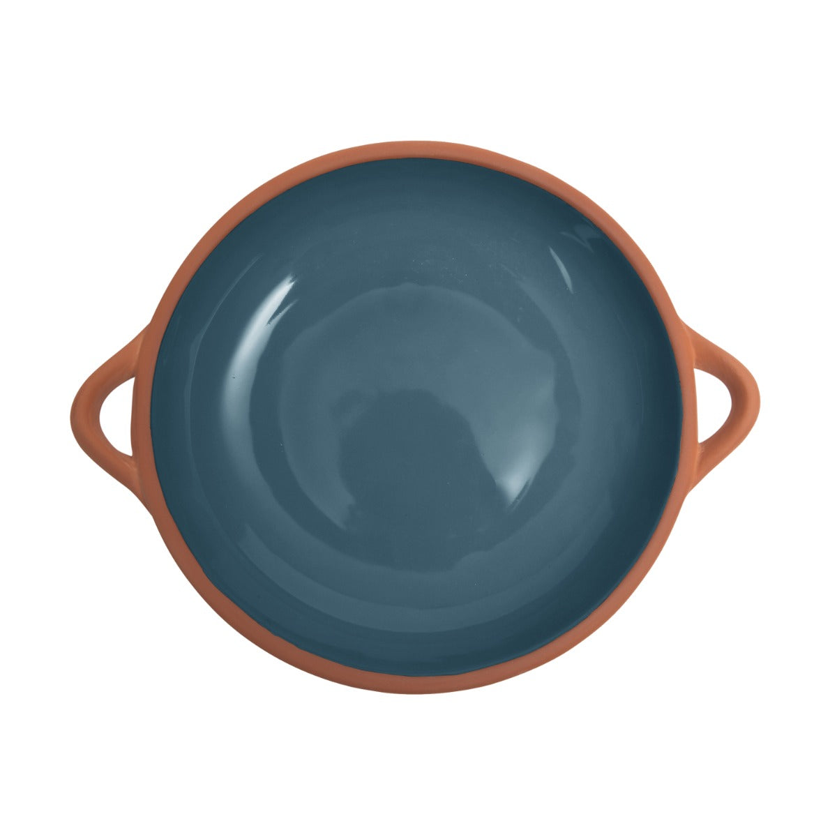 Dexam Sintra Hand-Glazed Ink Blue Terracotta Large Tapas Serving Dish ...